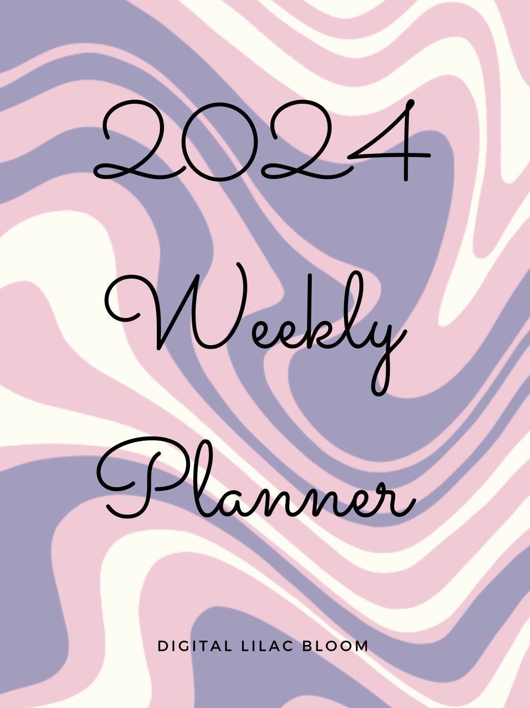 Full-year Weekly Planner 2024 - Etsy