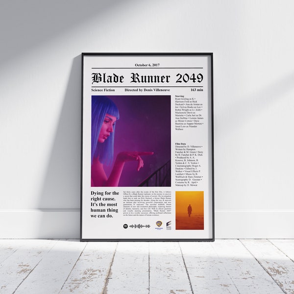 Blade Runner Newspaper - Etsy