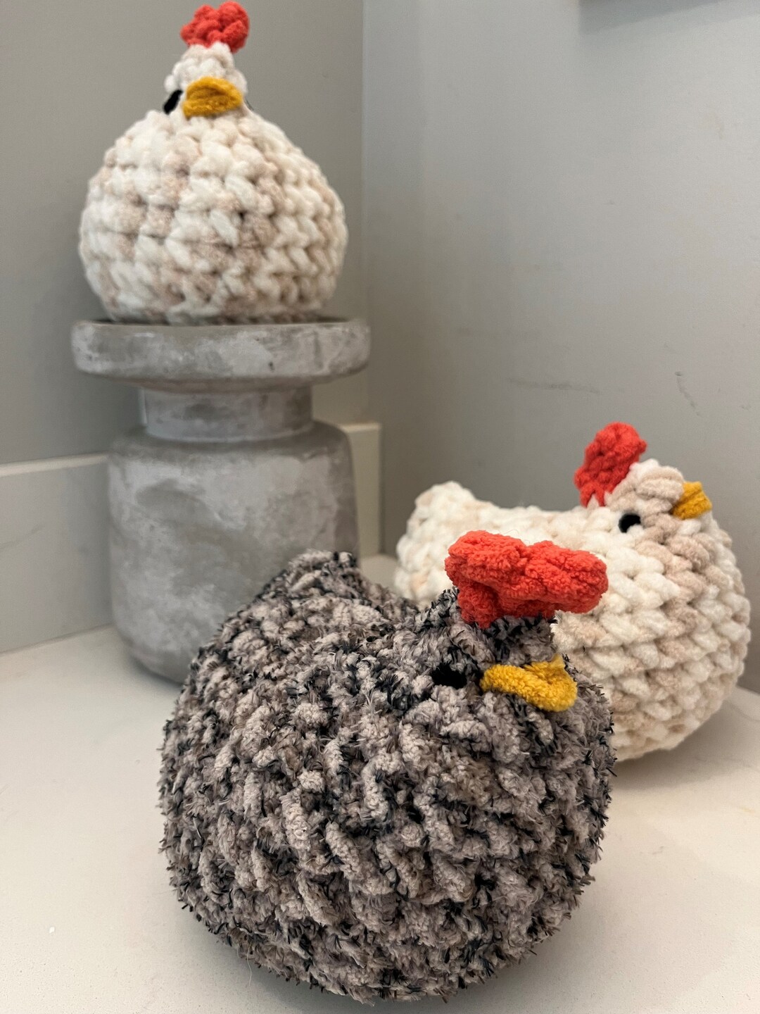 Mabel the Chicken! Lovable and Cuddly Chicken. Chicken Plushie. Crochet ...