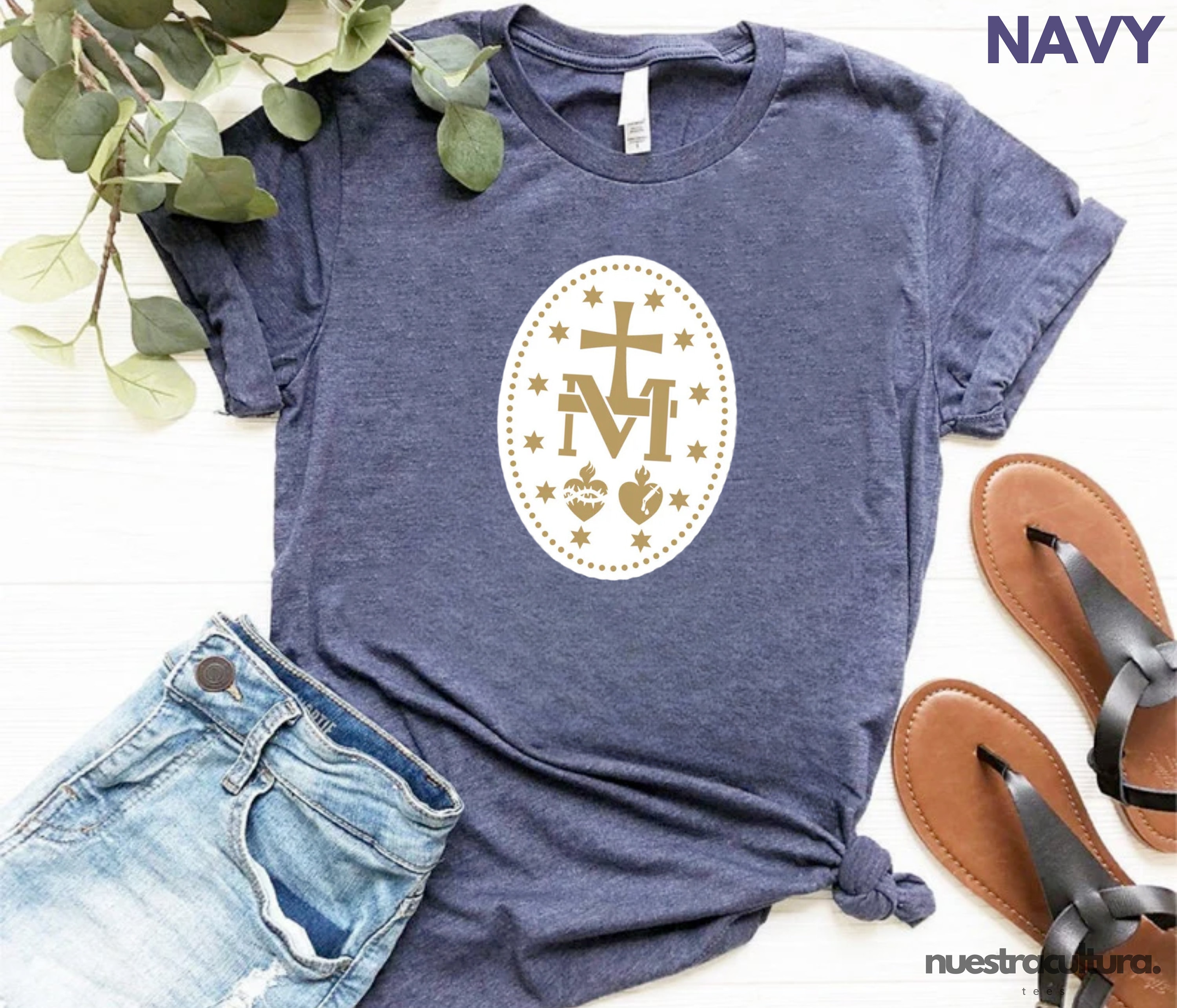 Marian Catholic T-shirt, Virgin Mary T Shirt, Catholic Gifts for Women ...