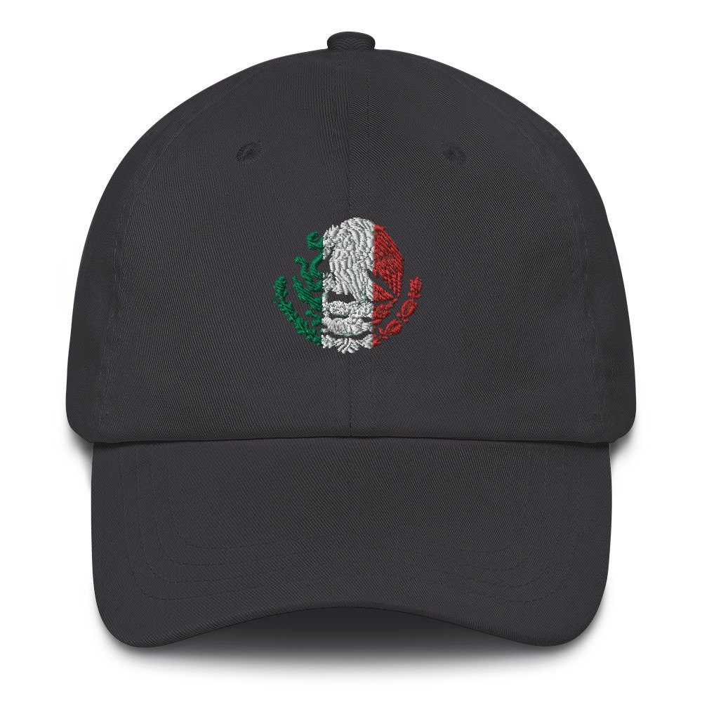 Mexican Flag Logo Embroidered Hat, Viva Mexico Hat, Mexican Hat, Dad ...