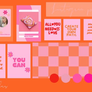 90 Templates for Instagram Post and Stories and Pinterest Quotes - Etsy