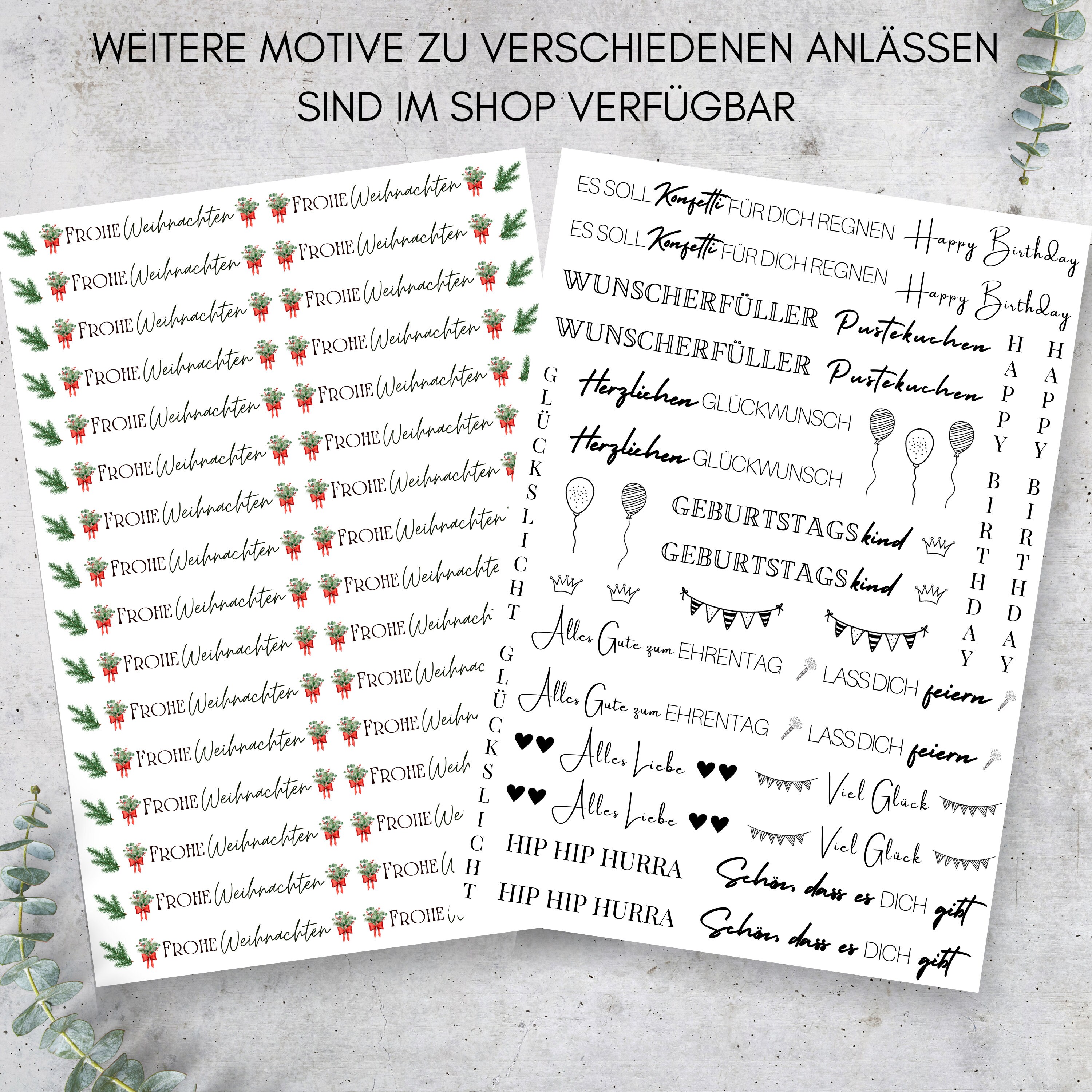 Birthday PDF Template Candle Tattoo Candle Sticker Design Pillar ...