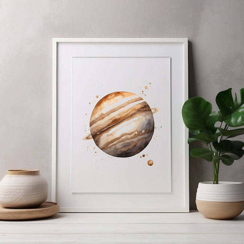 Jupiter Planet Printable Art - Etsy