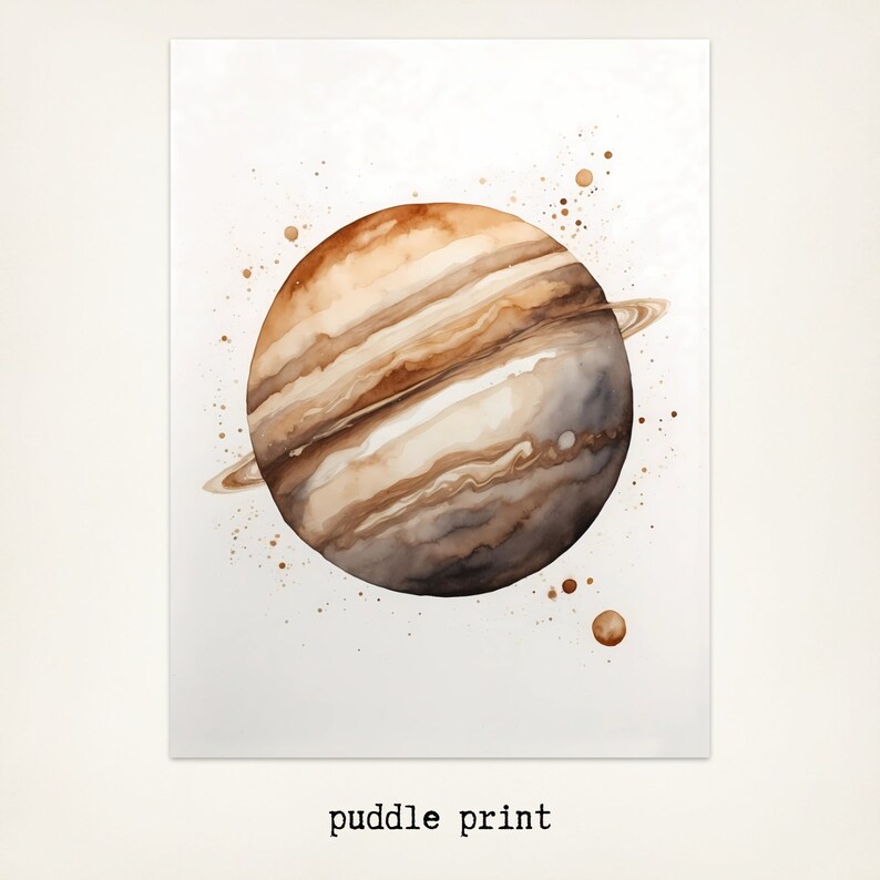 Jupiter Planet Printable Art - Etsy