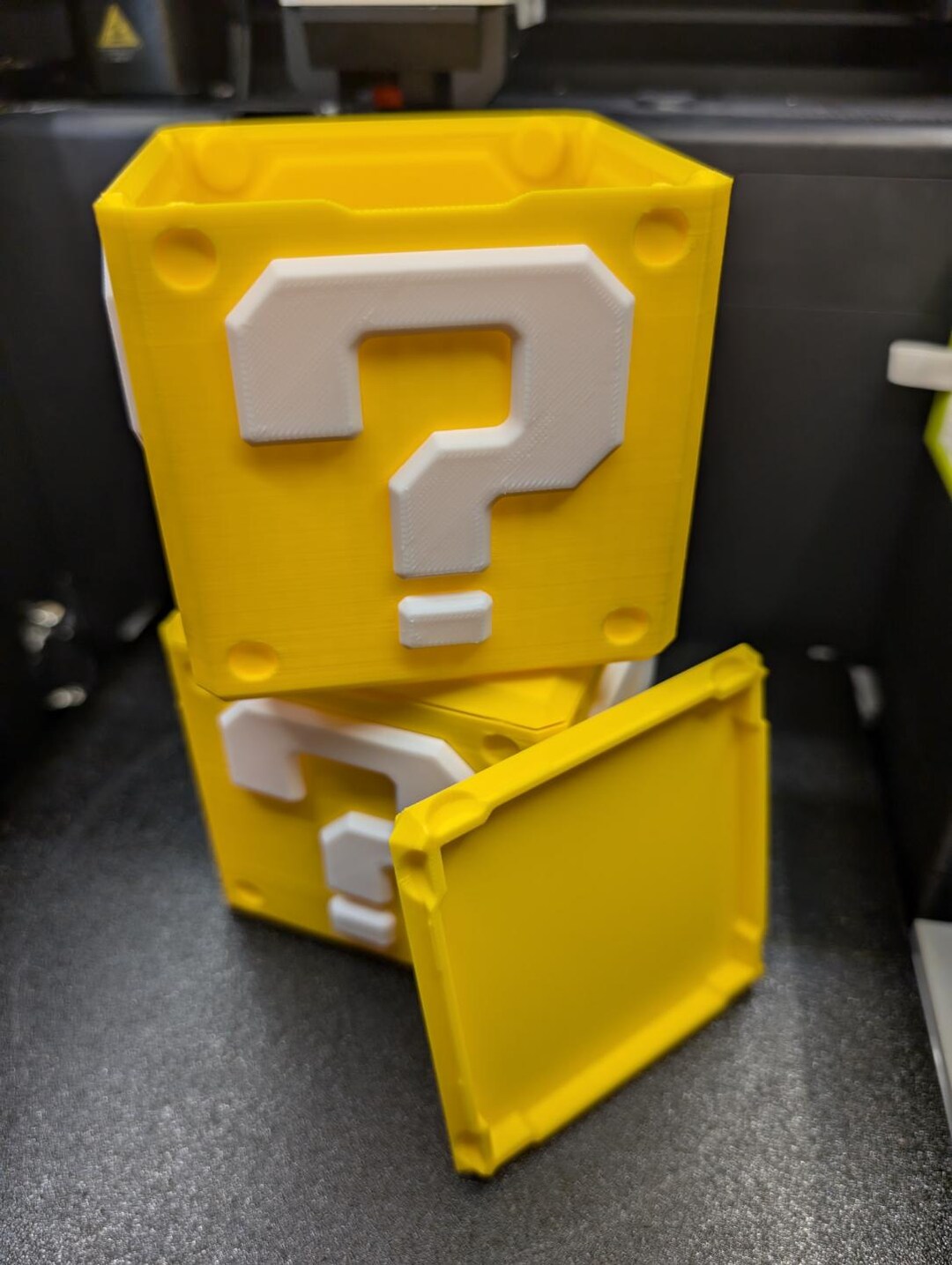 Super Mario Retro Box: 3D Printed Planter, Pencil Holder With Lid - Etsy