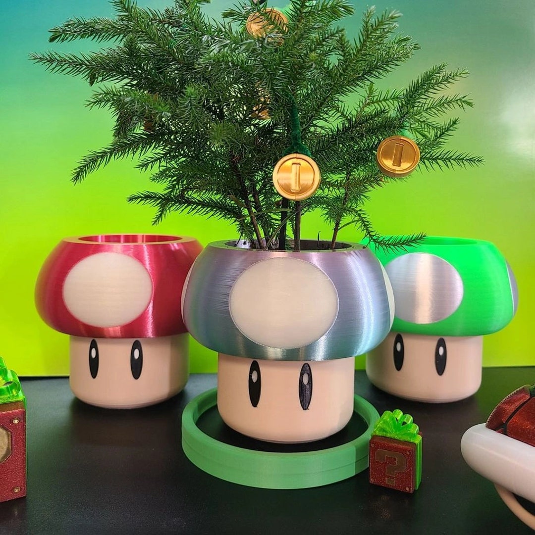 Mario Bros (super Mario) Planter Pots or Pencil Holders (many Models to ...