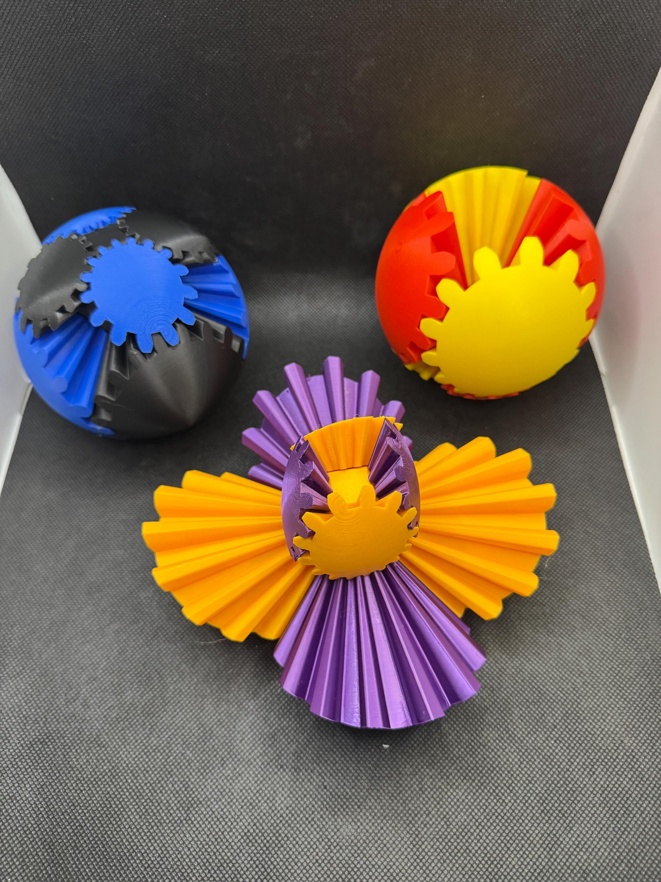 Gear Ball 3D Gear Sphere Fidget/decoration - Etsy