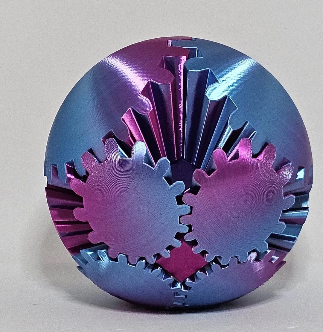 Gear Ball 3D Gear Sphere Fidget/decoration - Etsy