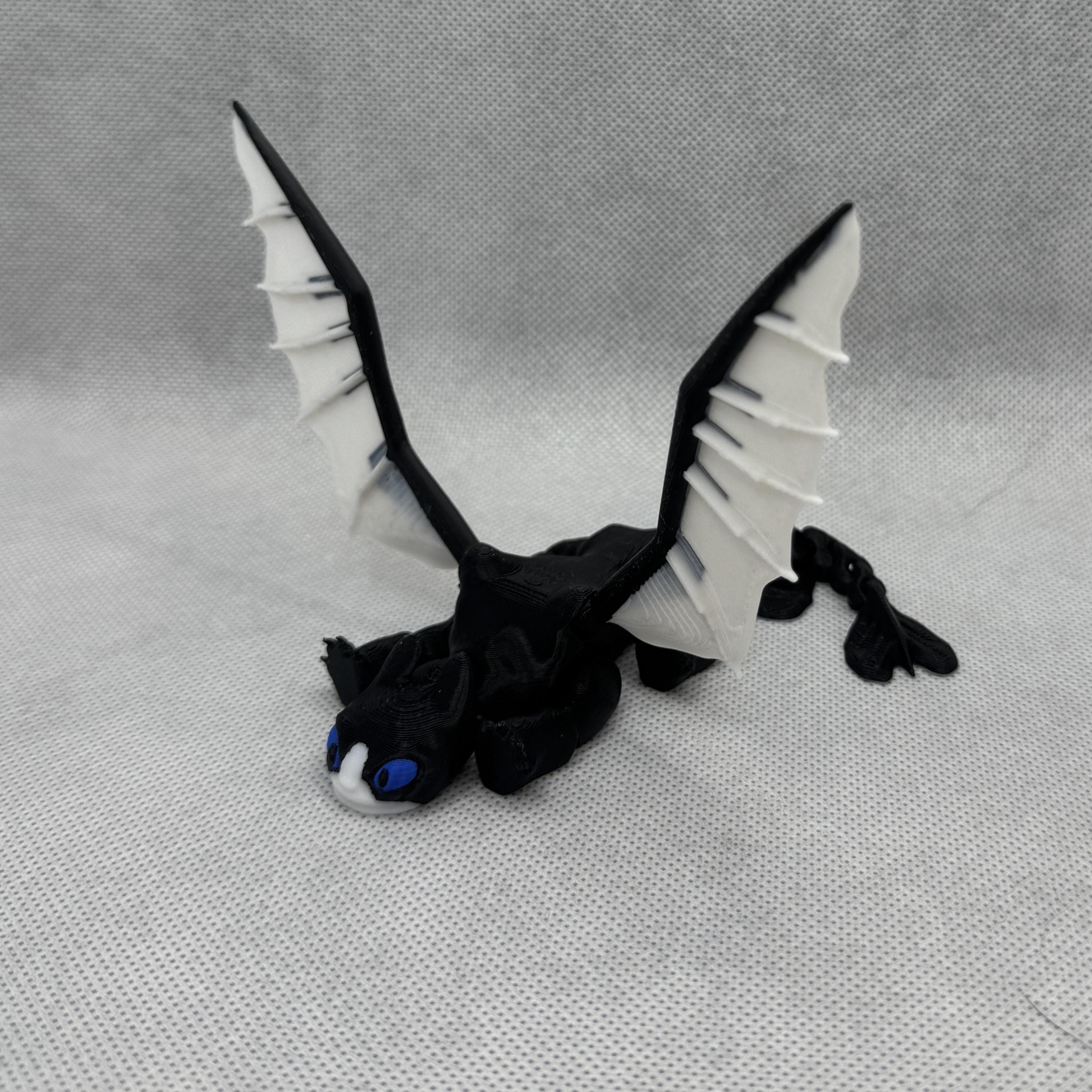 Articulated Dragon Figurines: How to Train Your Dragon Set - Moving ...