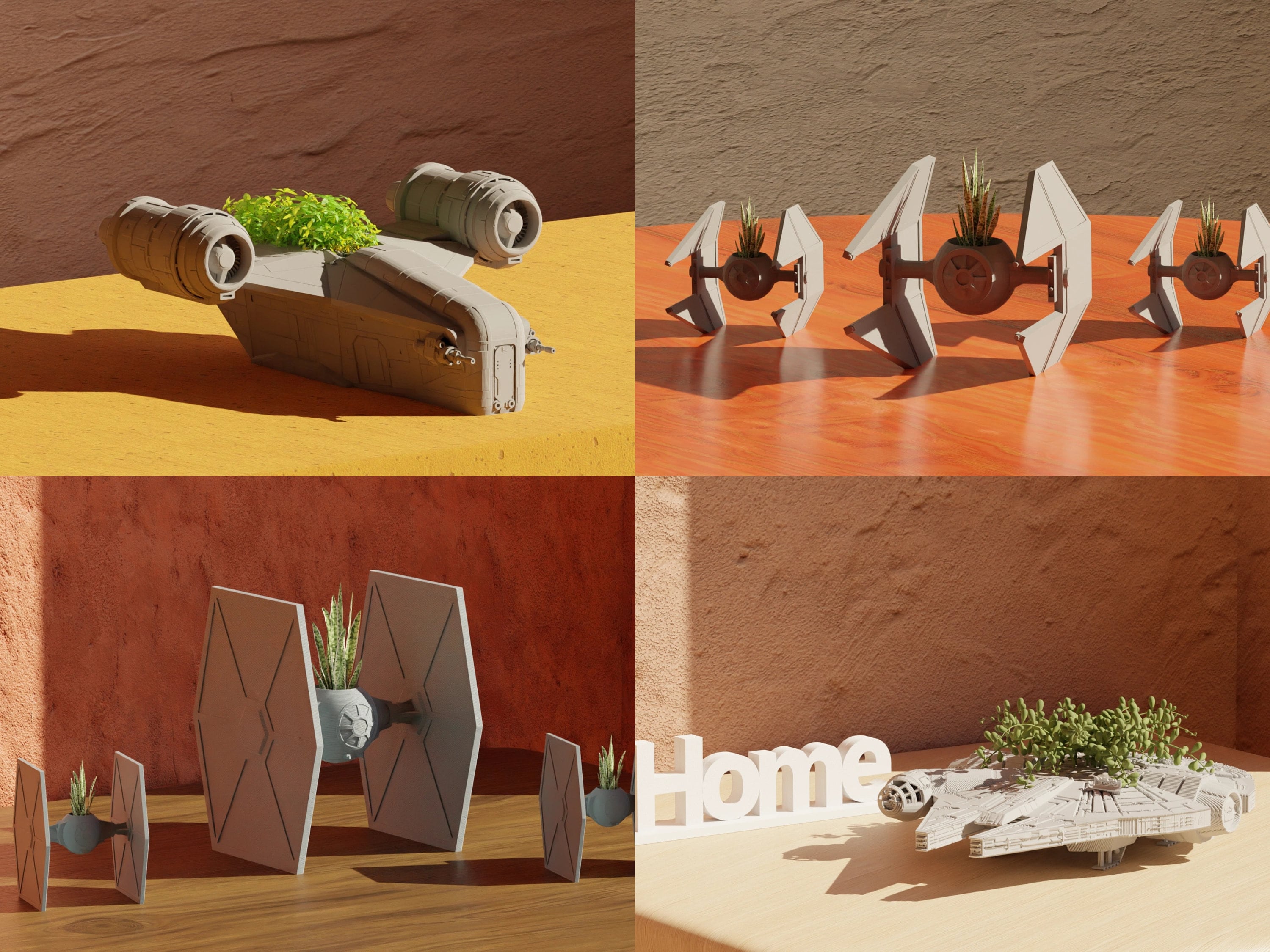 Star Wars Planter Pots or Pencil Holders - Etsy