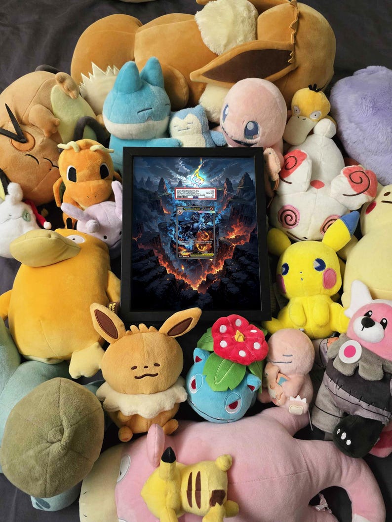 Mega Charizard Ex Frame | Custom Card Display | Pokemon Extended Wall ...