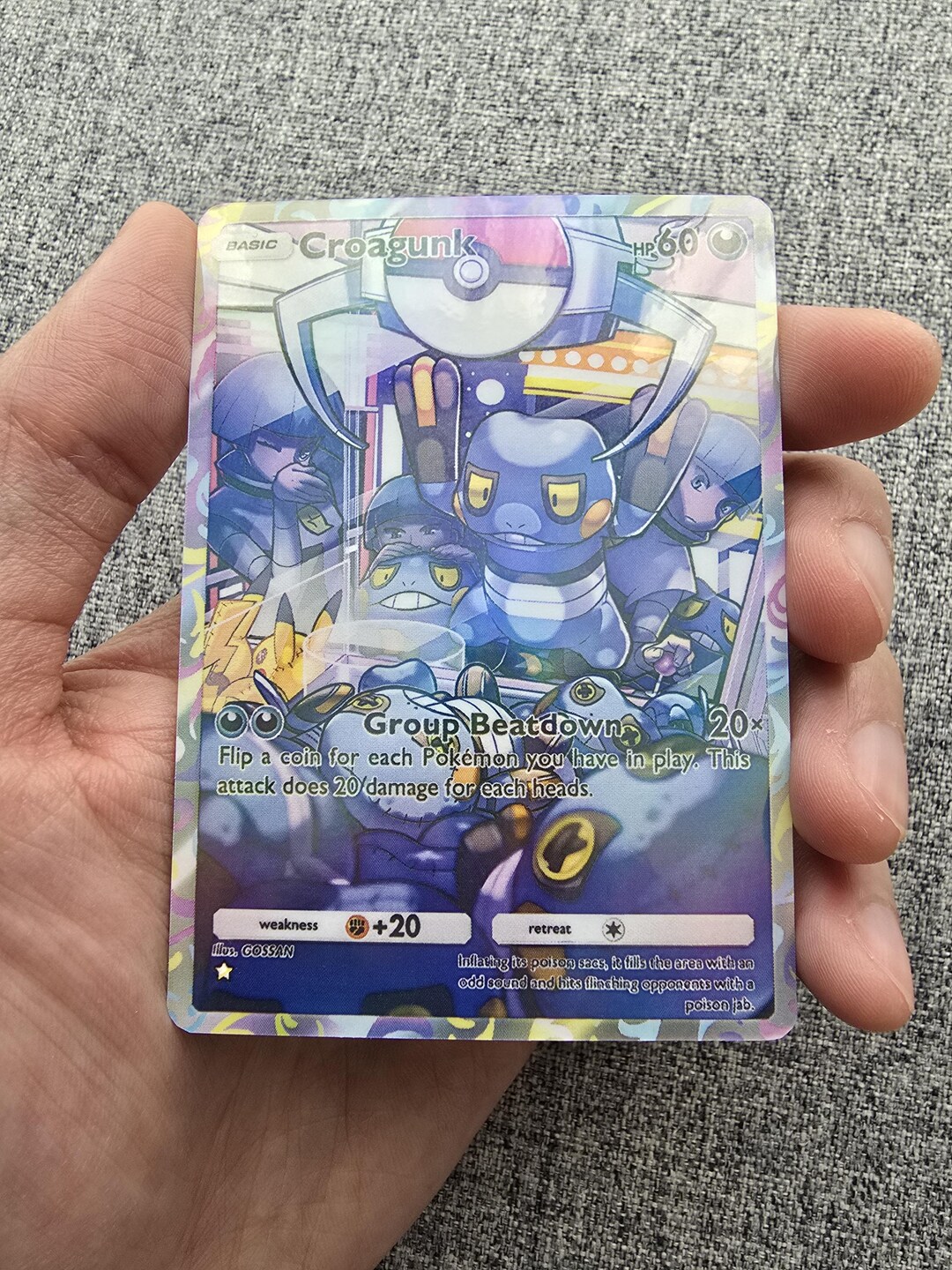 Custom, Holographic, Glossy, Pocket TCG Handcrafted Pokémon Cards ...
