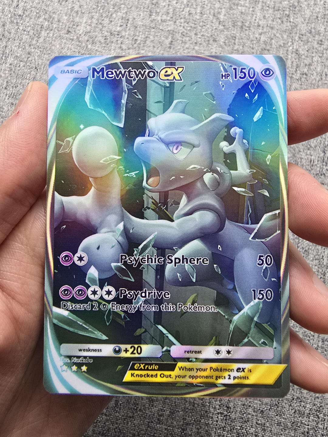 Custom, Holographic, Glossy, Pocket TCG Handcrafted Pokémon Cards ...
