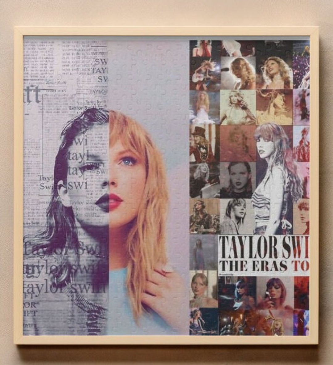 Taylor Swift the Eras Tour Graphic Jigsaw Puzzle Cool Swiftie Fan ...