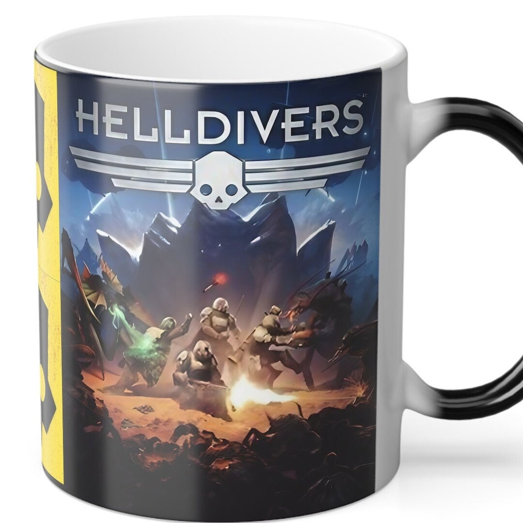 Helldivers Color Changing Mug 11oz rain Down Democracy High Resolution ...