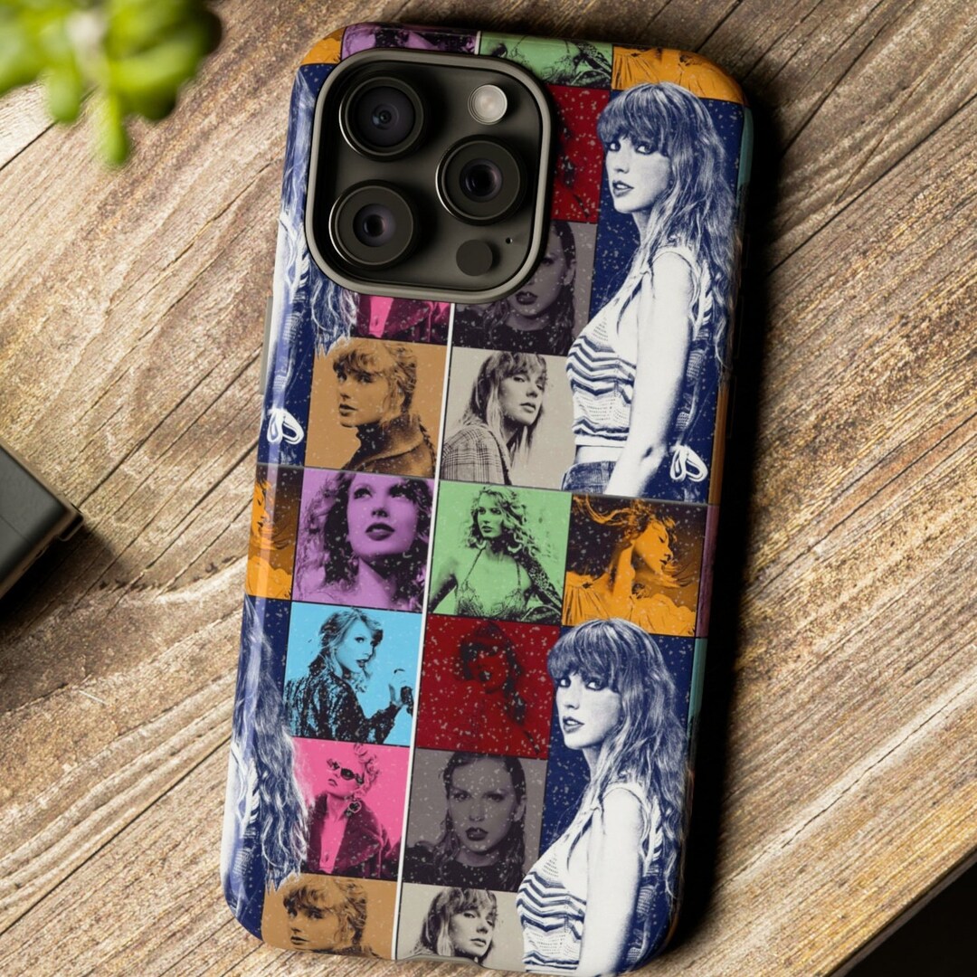 Taylor Eras Tour Collage Smart Phone Tough Cases Swift Swiftie iPhone Samsung Galaxy S22-23 ...