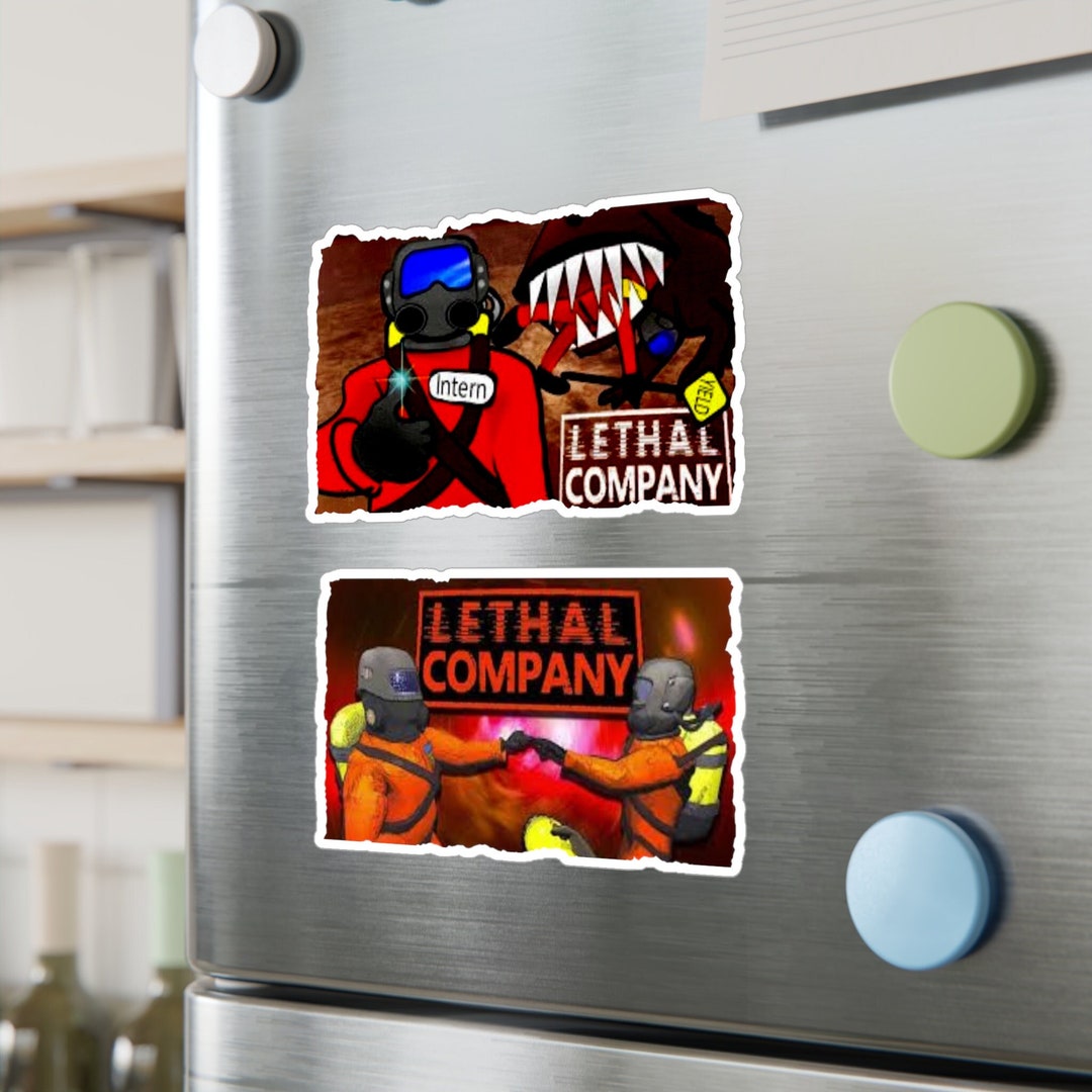 Two Lethal Company Gamer Life Decals Waterproof Vinyl Stickers for ...