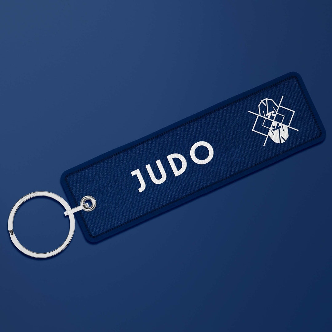 Paris 2024 French Blue Flame Key Ring Judo - Etsy