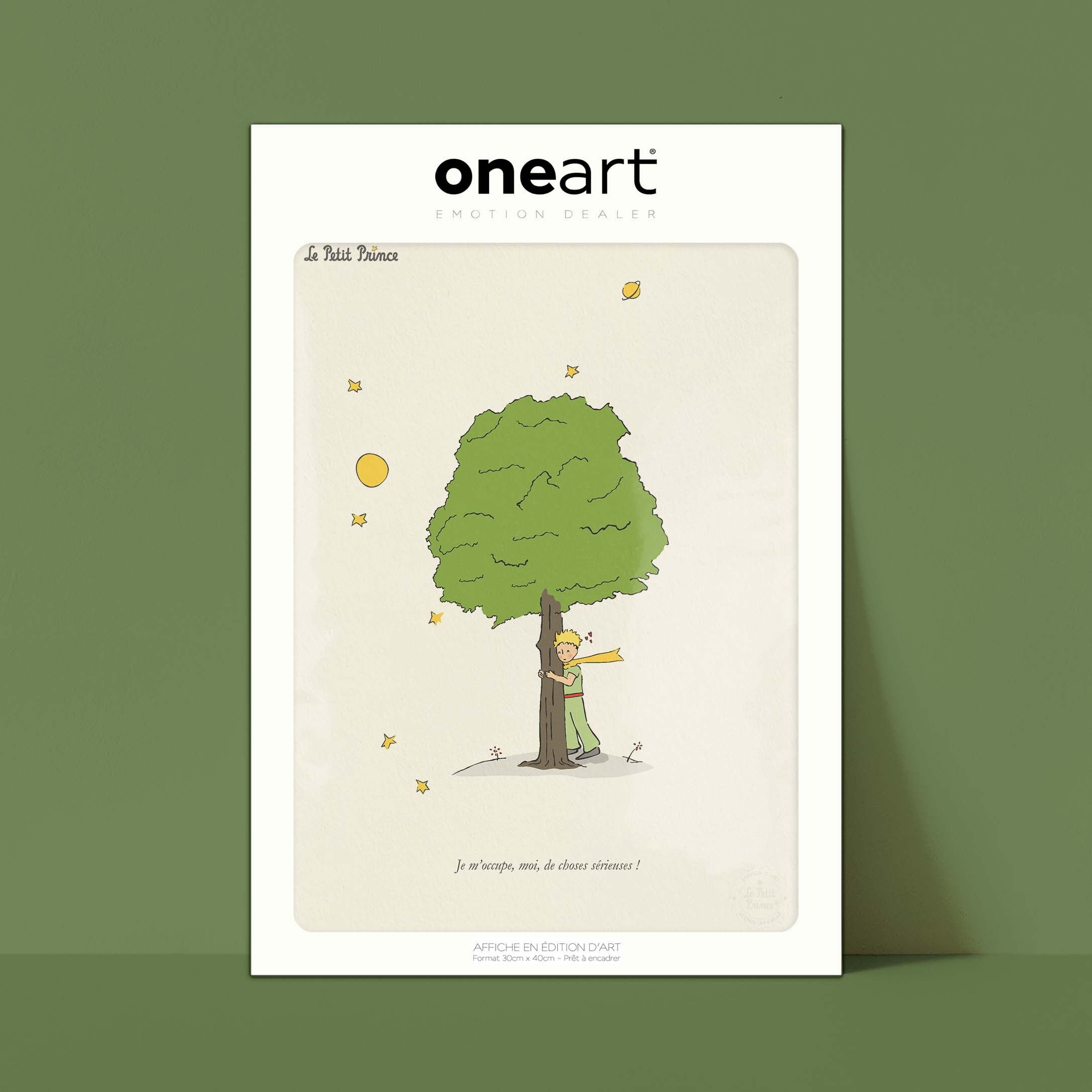 Poster the Little Prince the Little Prince and the Tree - Etsy
