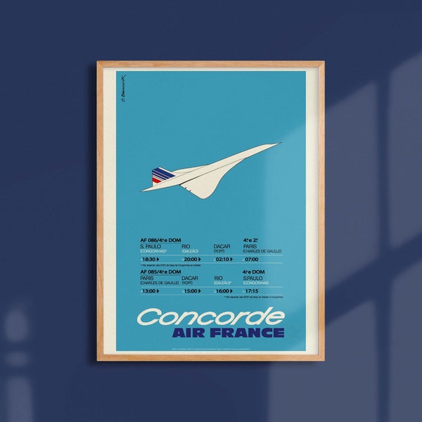 Concorde Poster - Etsy