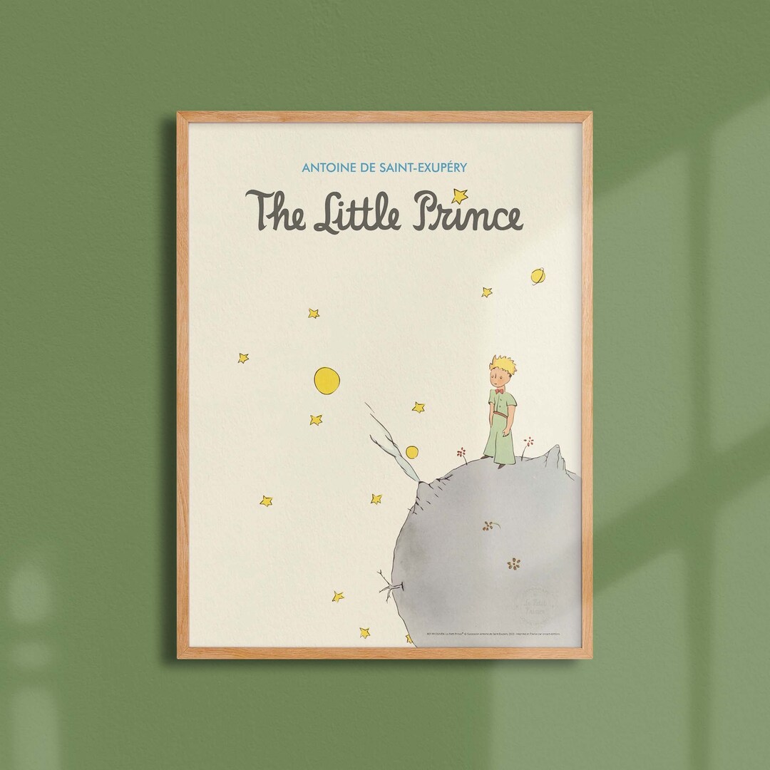 The Little Prince Poster English Cover - Etsy UK