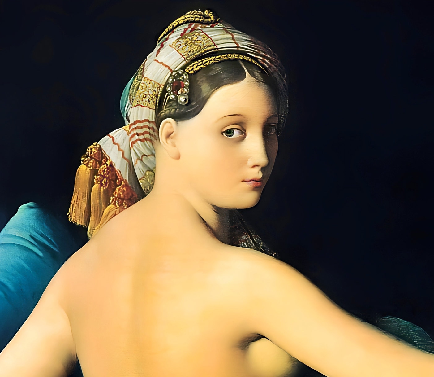 Jean Auguste Dominique Ingres: the Grande Odalisque 1814, Fine Art Portrait Print on Museum ...