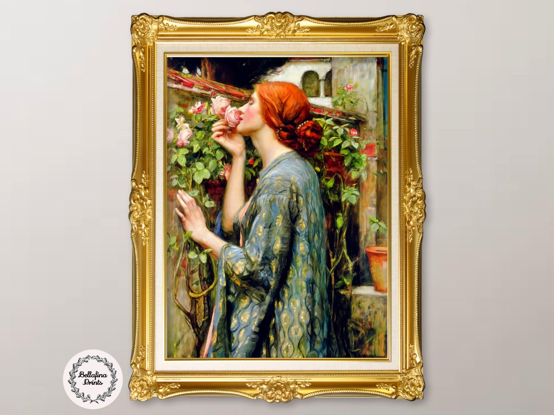 John William Waterhouse: the Soul of the Rose (1908), Vintage Portrait ...