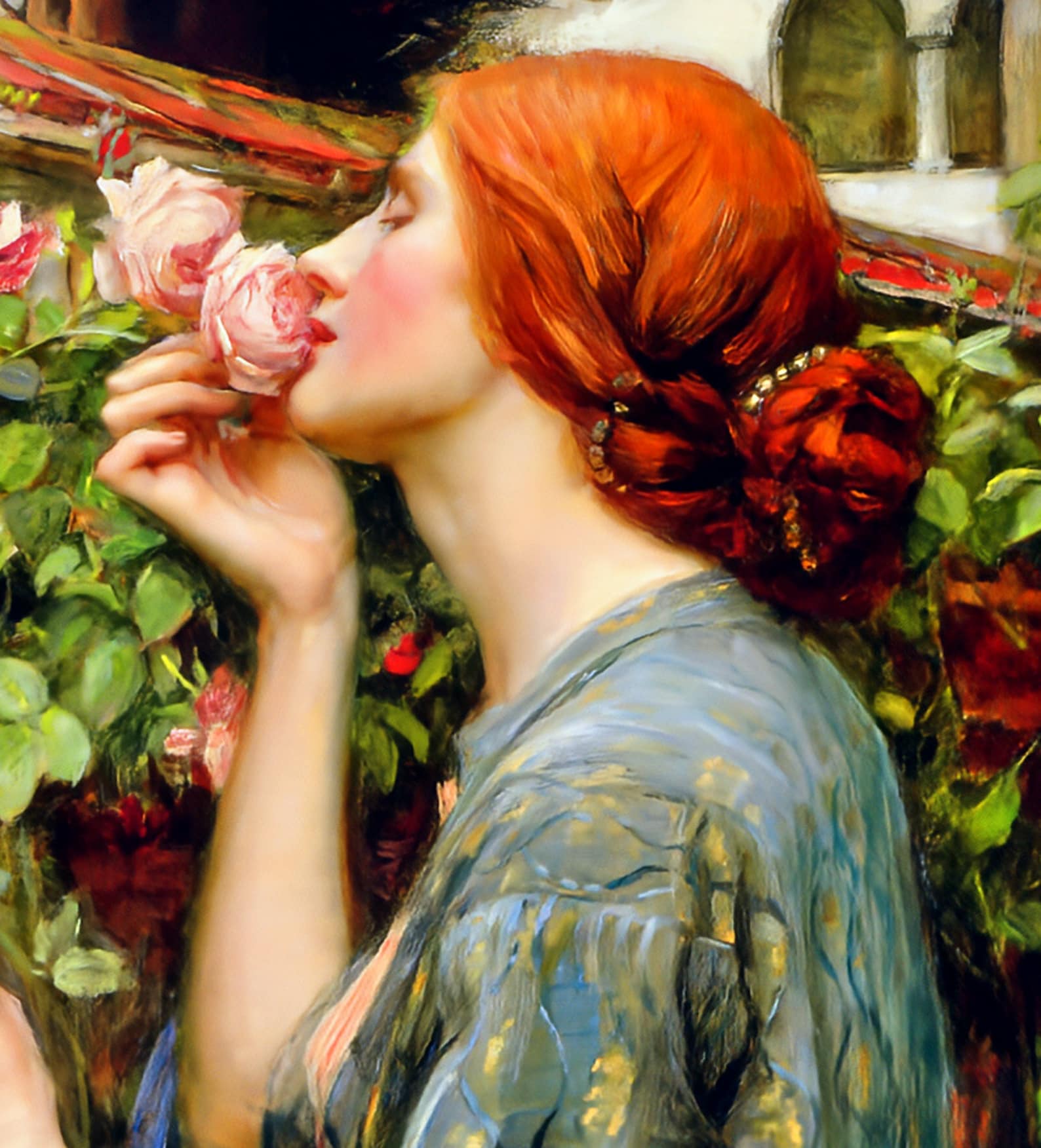 John William Waterhouse: the Soul of the Rose 1908, Famous Fine Art ...