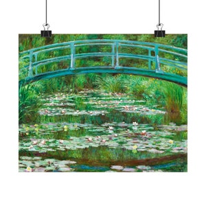 Claude Monet: the Japanese Footbridge, Vintage French Impressionist ...
