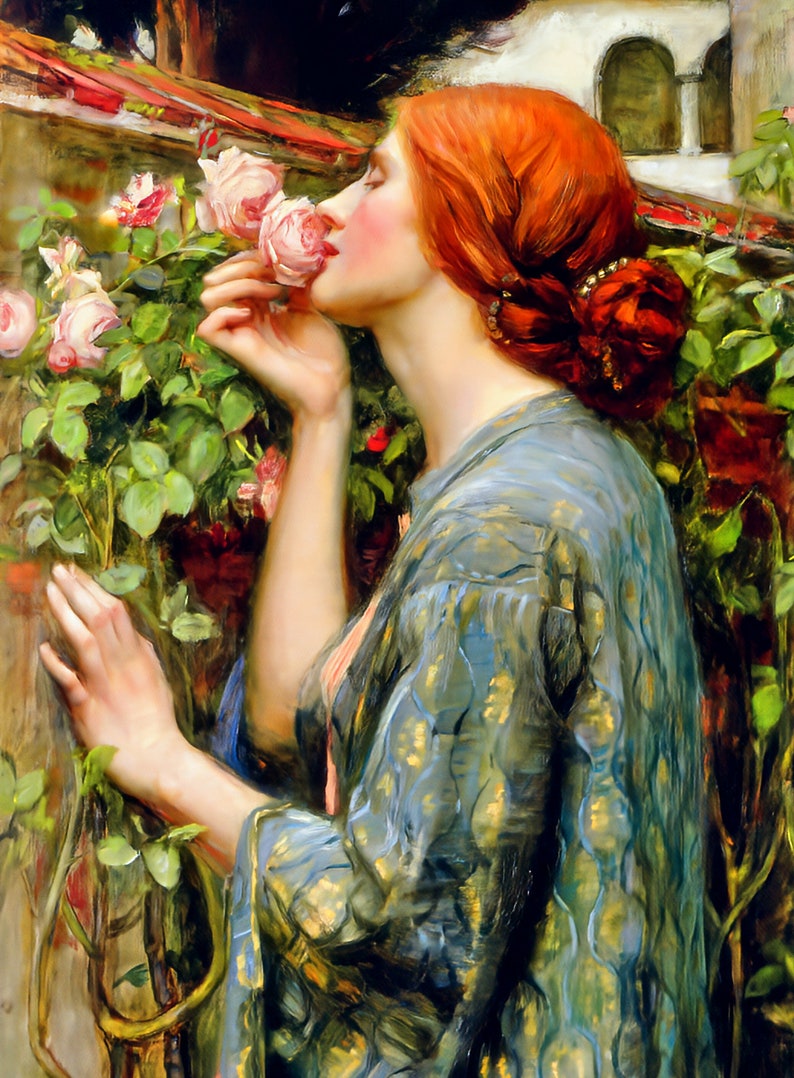 John William Waterhouse: the Soul of the Rose 1908, Famous Fine Art ...