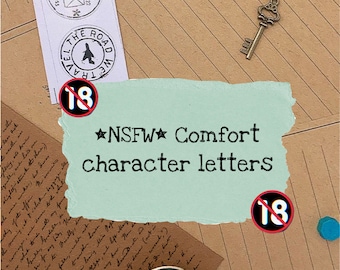 Handwritten Comfort Character Letters - Etsy UK