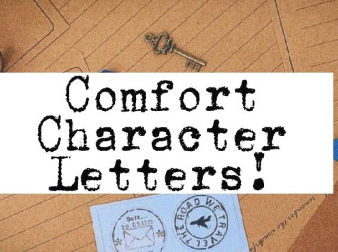 Handwritten Comfort Character Letters - Etsy UK