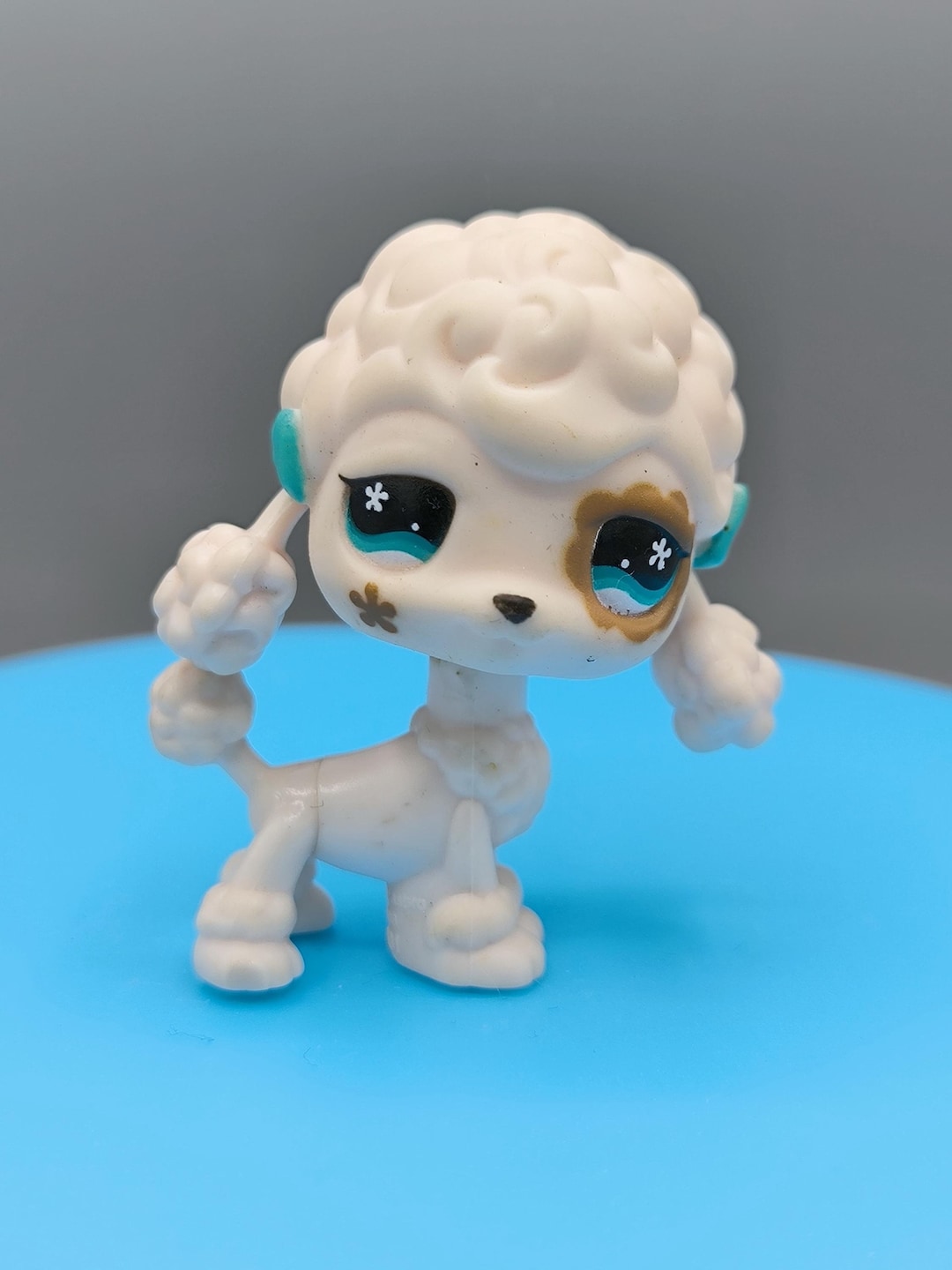Littlest Pet Shop Poodle #730, White Poodle, Authentic Pet Figurine ...