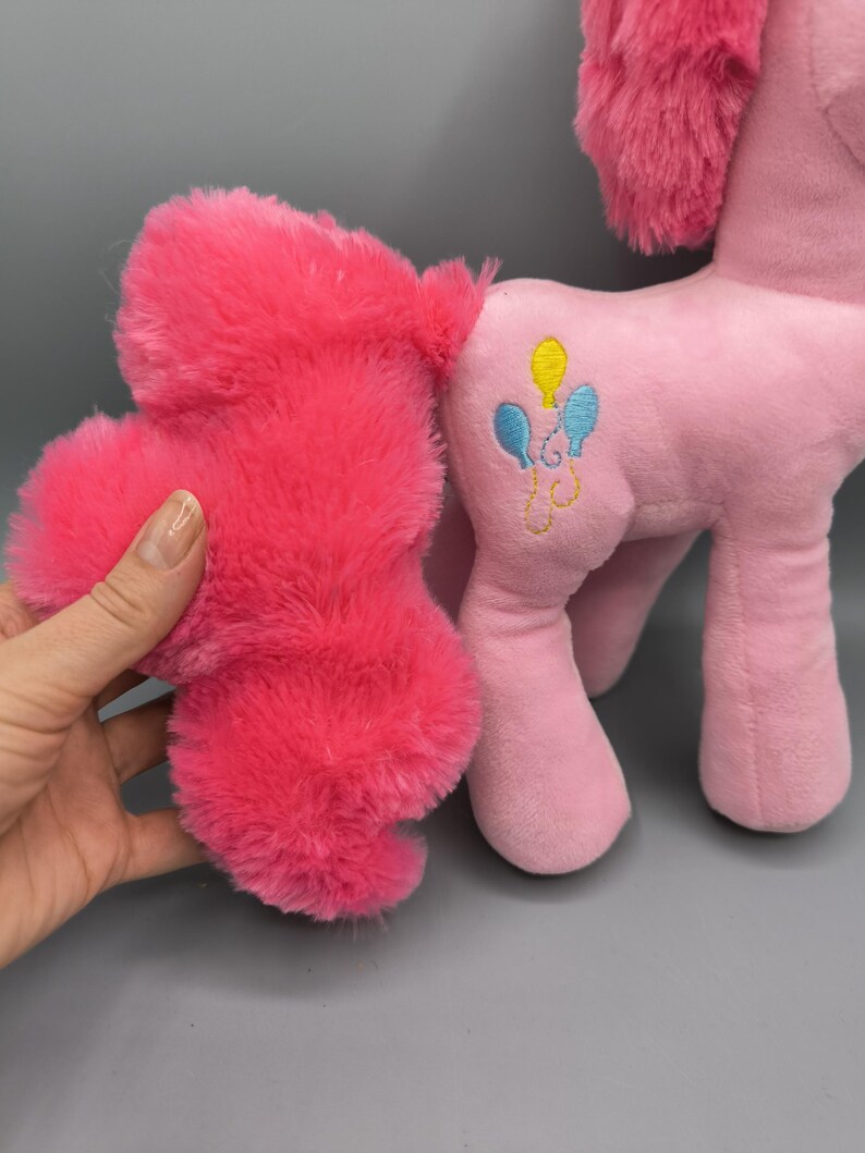Vintage Plush My Little Pony Pinkie Pie by Famosa, Large Plush Pony ...