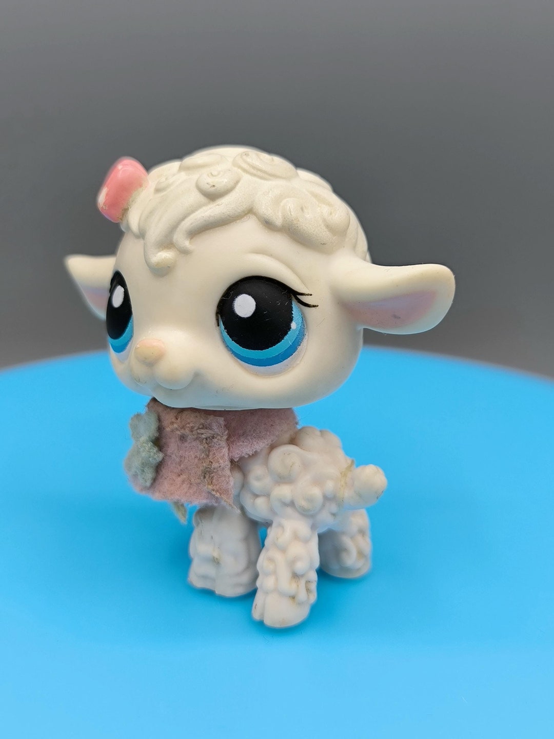 Littlest Pet Shop Lamb 186, Authentic Pet Figurine, LPS Animal ...