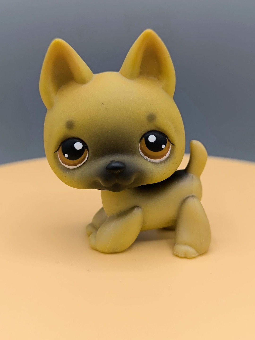 Littlest Pet Shop German Shepherd #61, Authentic Pet Figurine, LPS Dog ...
