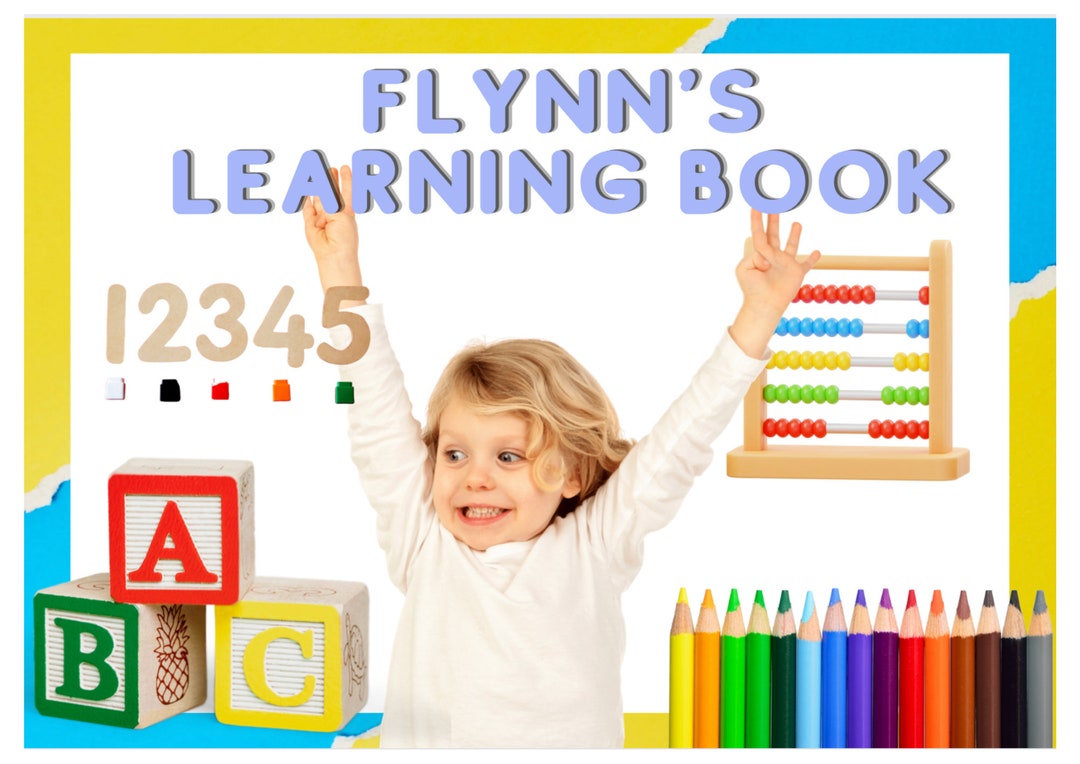 Children's Custom Pre-school Learning Book / Busy Book - Etsy