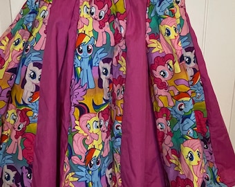 My Little Pony Skirt Pinkie Pie MLP Fim Cosplay Your Size Kawaii - Etsy
