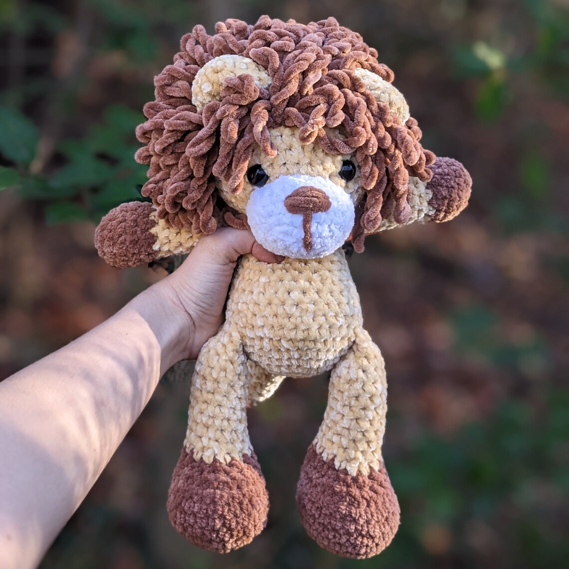 Linus the Lion Low Sew Crochet Pattern / Amigurumi PDF File - Etsy