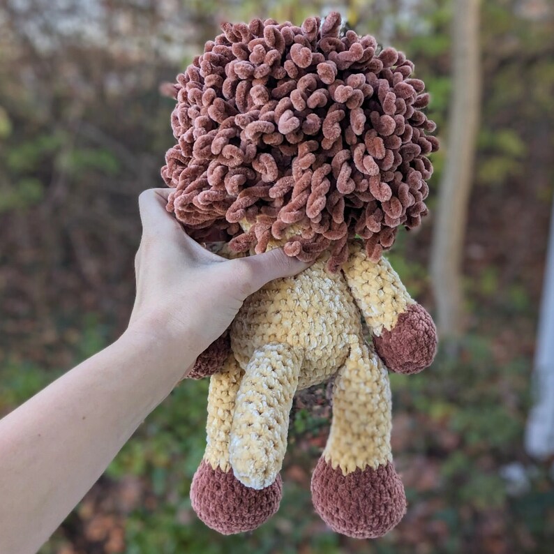 Linus the Lion Low Sew Crochet Pattern / Amigurumi PDF File - Etsy