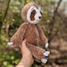 Winston the Sloth - Low Sew Crochet Pattern / Amigurumi PDF File - Etsy