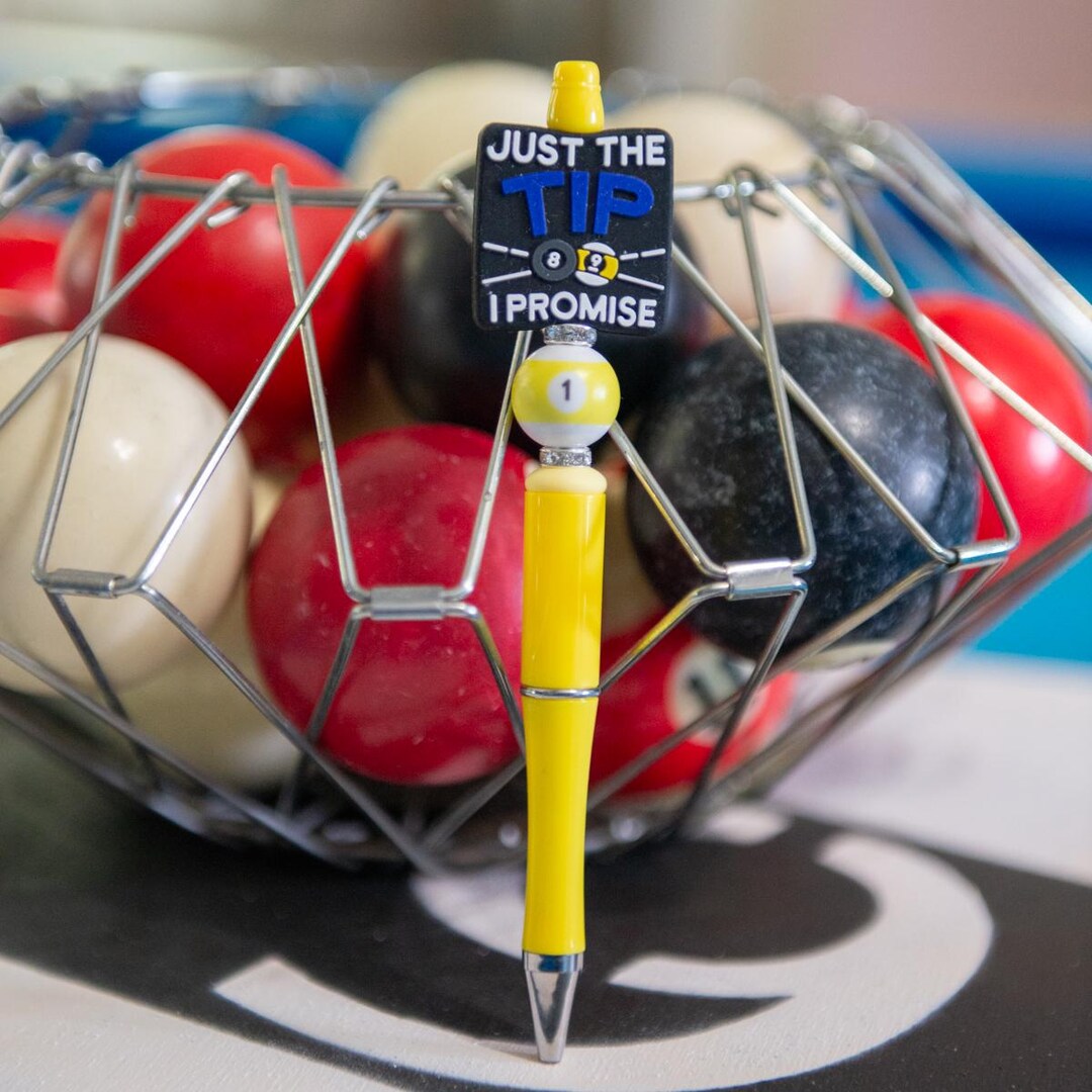 Billiards Ball Focal Keepsake Click Pen Pool Ball Ballpoint Pen Pool ...