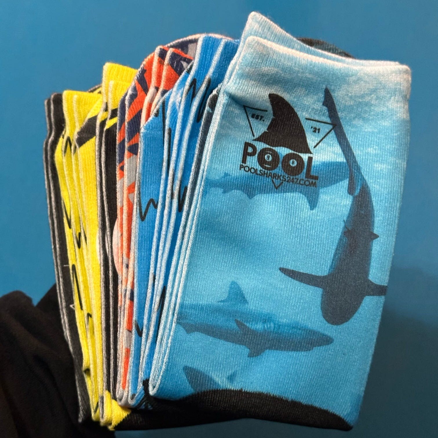 The Sharks Mouth Billiards Crew Socks Novelty Socks for 8 - Etsy