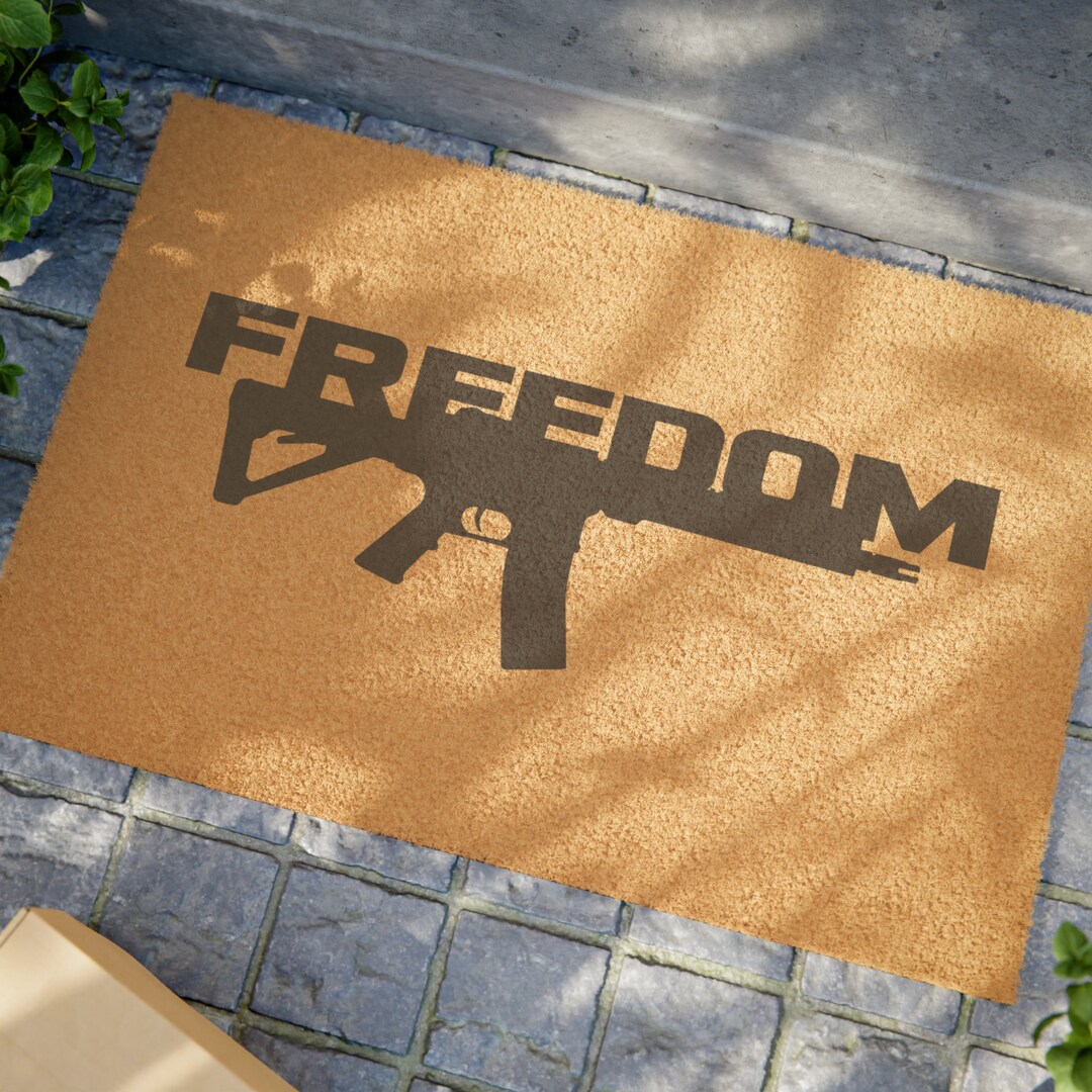 Freedom Pro 2nd Amendment AR15 Graphic Doormat Patriotic - Etsy