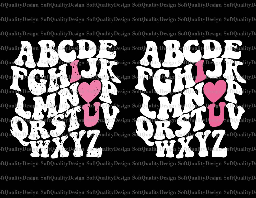 ABC I Love You SVG , Valentines Day SVG, Retro Valentine's Day Svg ...