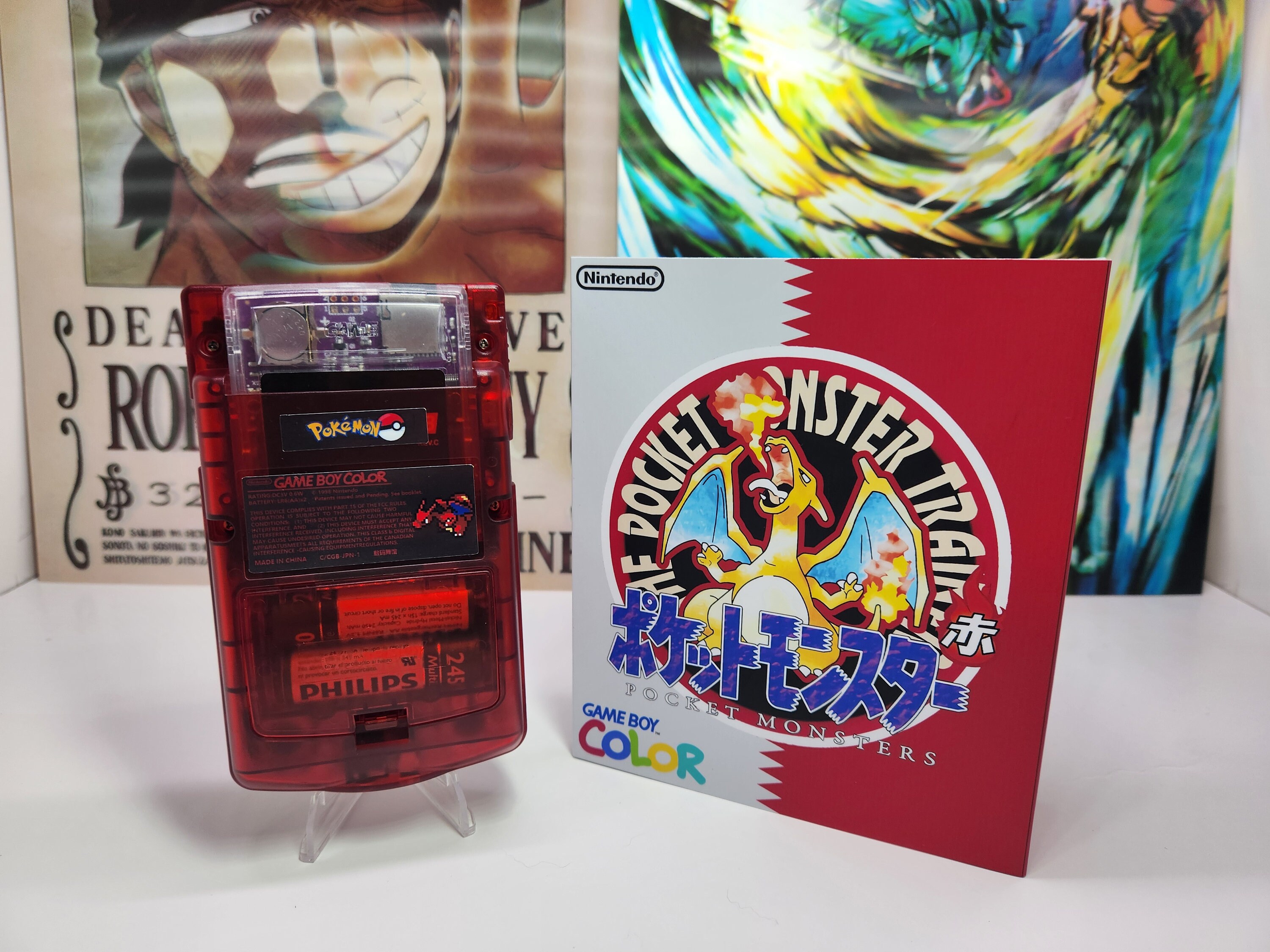 Charizard Pokemon Edition Gameboy Color W/xl Ips Screen - Etsy