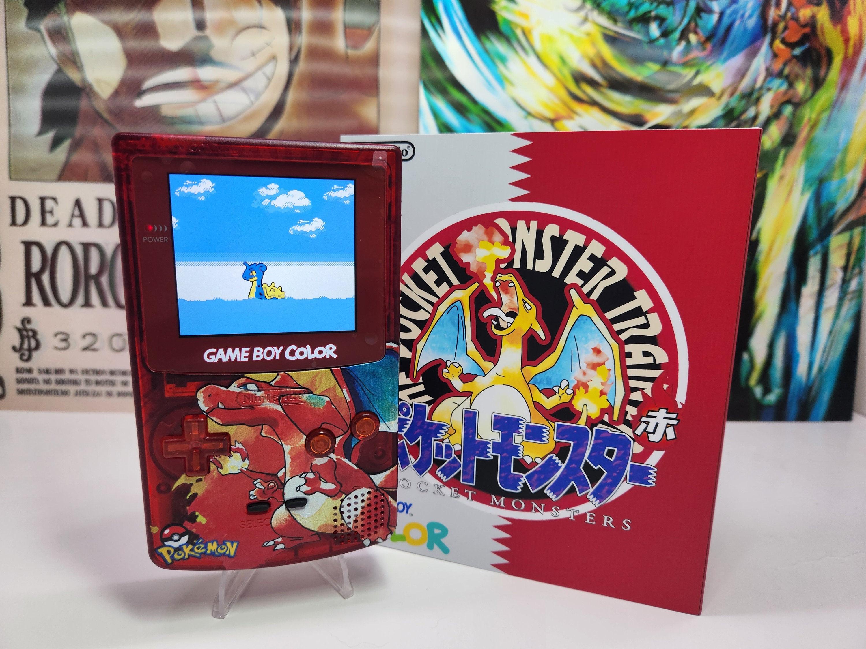 Charizard Pokemon Edition Gameboy Color W/xl Ips Screen - Etsy