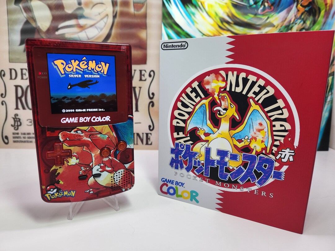 Charizard Pokemon Edition Gameboy Color W/xl Ips Screen - Etsy