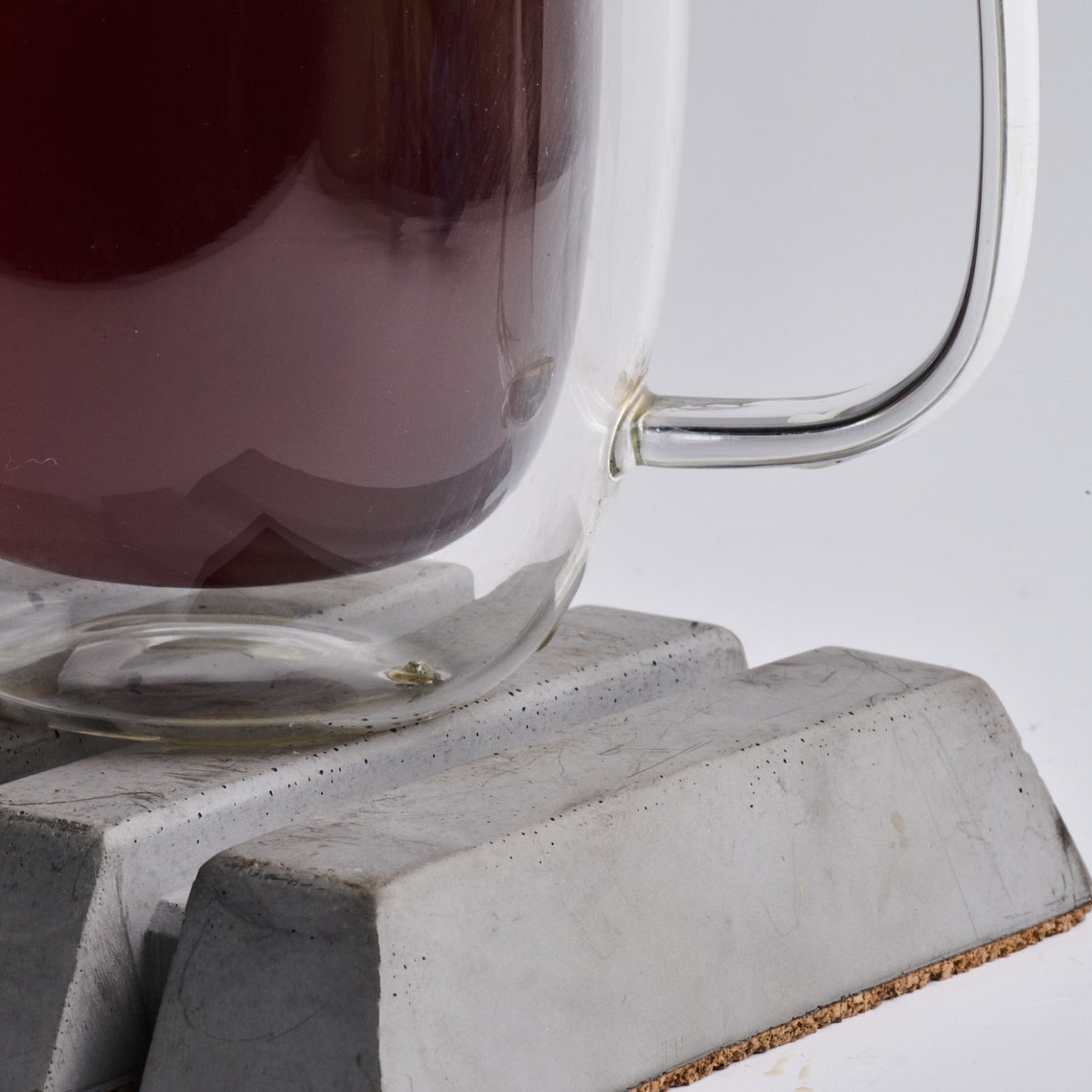 Concrete Coaster 4 Pack Minimal Drink Coaster Modern Coaster - Etsy